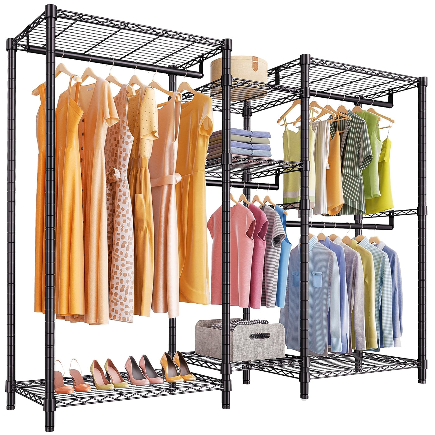 Sturdy Clothes Rack - Maximize Your Closet Space with Durable Garment ...