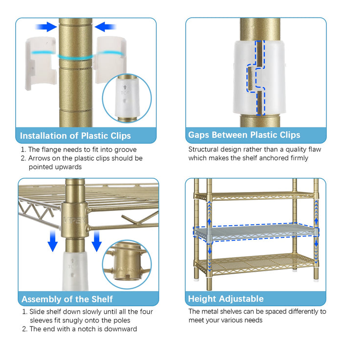 VIPEK V50 Extra Large Clothes Rack
