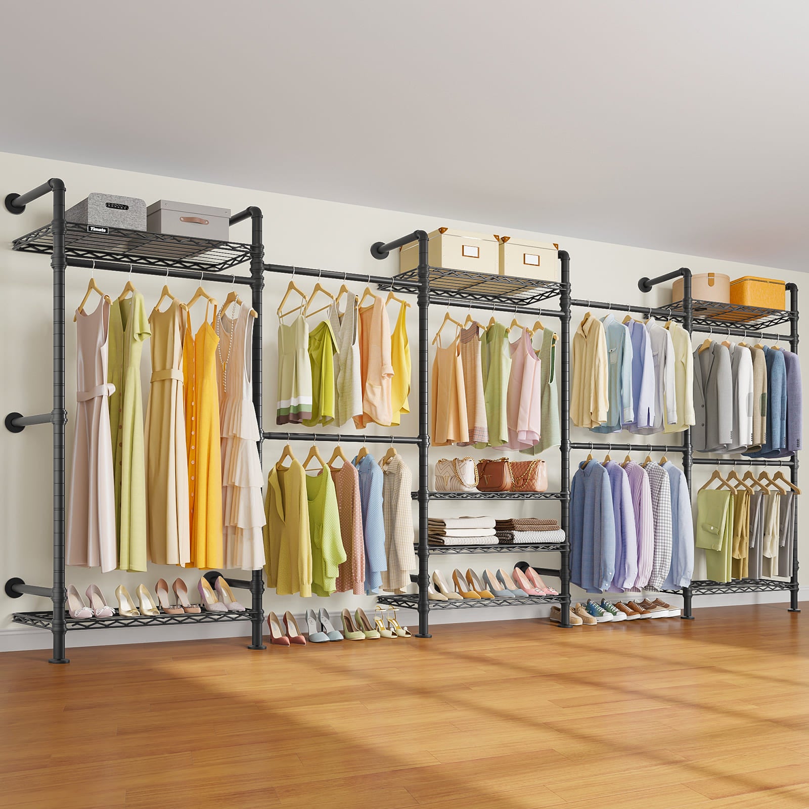 Timate F5 Wall Mounted Expandable Clothes Rack