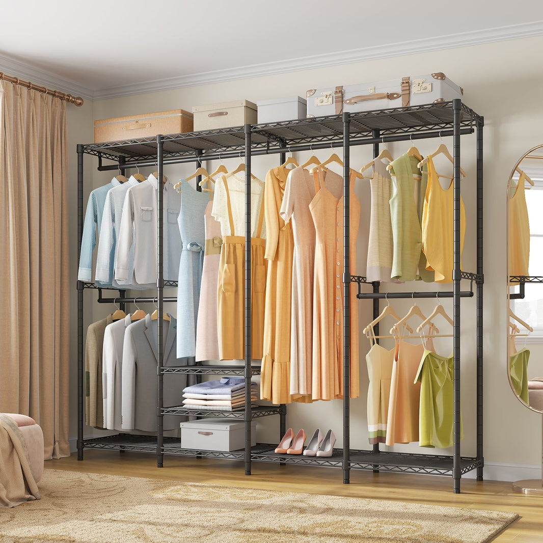 Sturdy Clothes Rack - Maximize Your Closet Space with Durable Garment ...