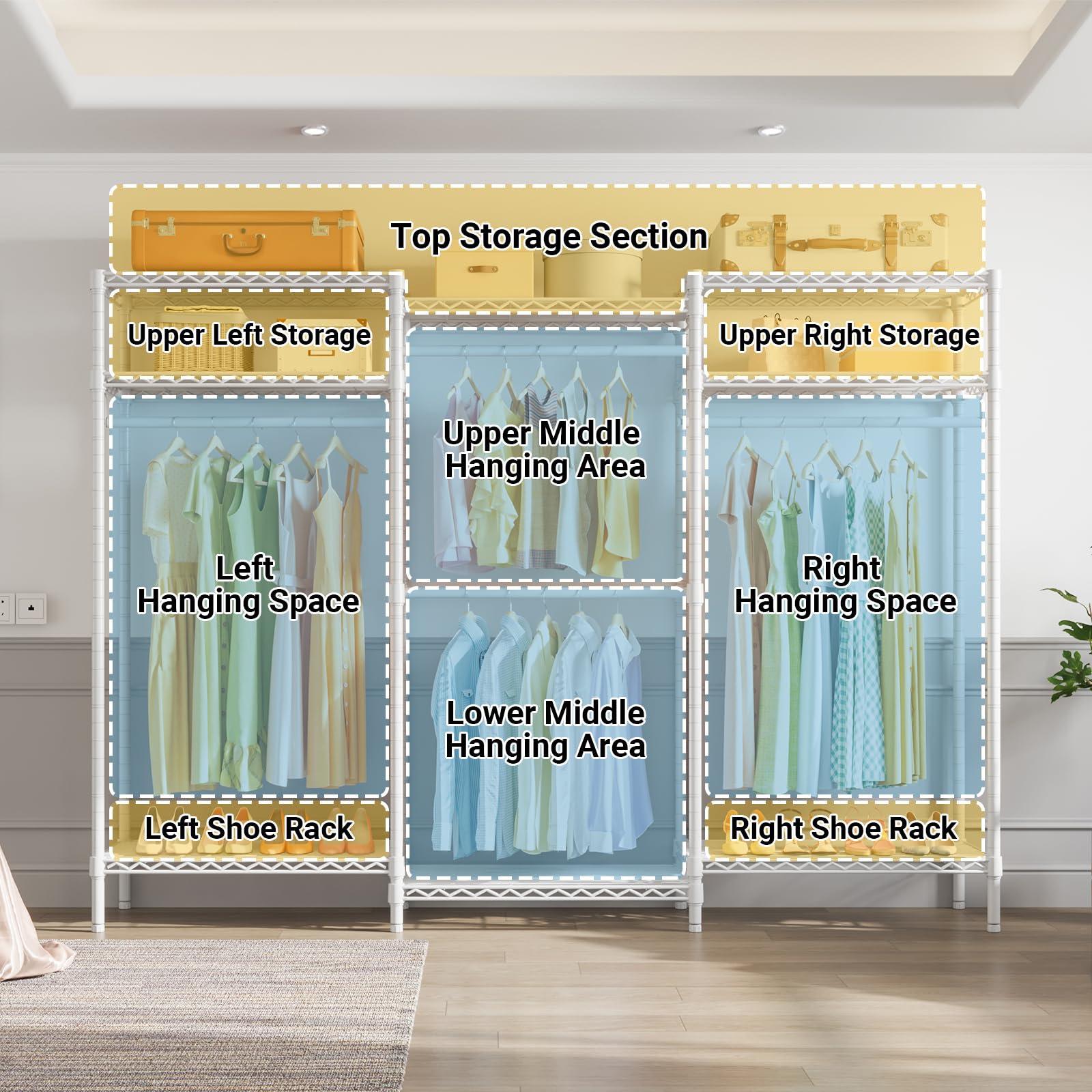 VIPEK V5i Heavy Duty Clothes Rack