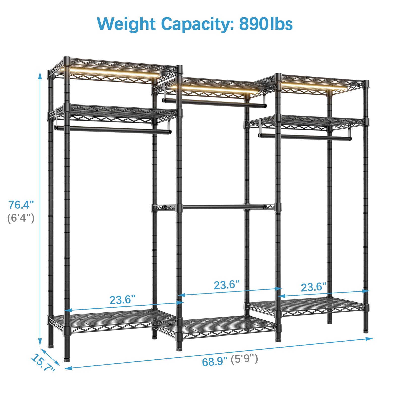 VIPEK V5i Heavy Duty Clothes Rack